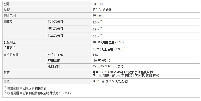 基恩士GT-H10（10M）通用型数字接触式传感器 原装正品KEYENCE-阿里巴巴