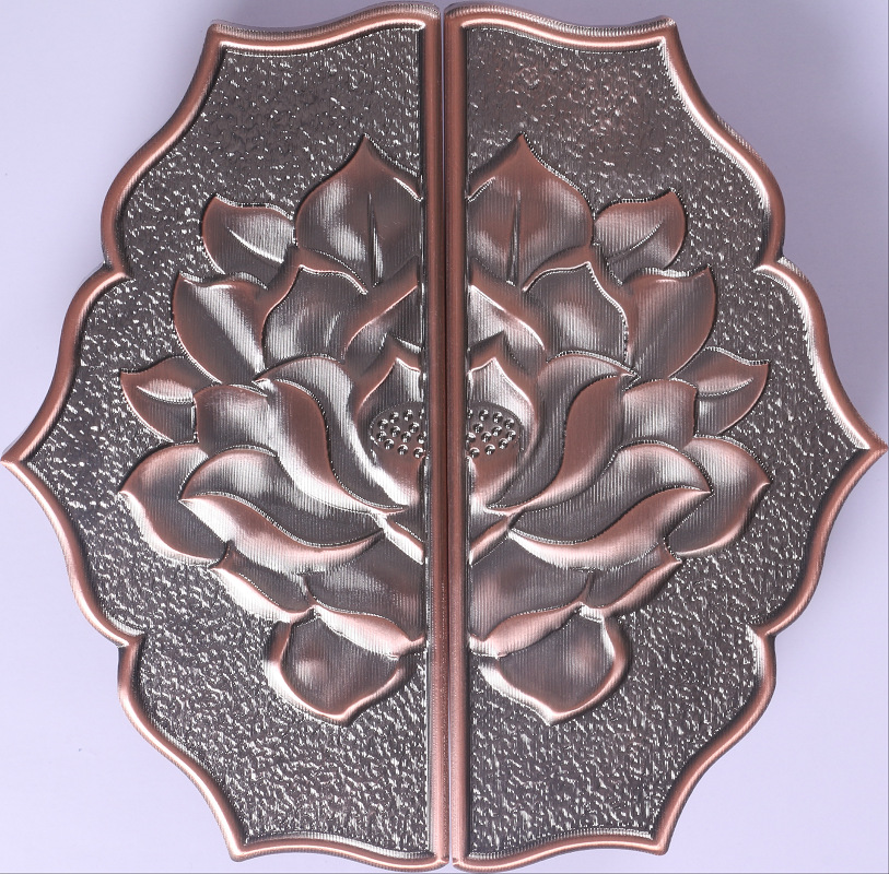 中式半圆形拉手仿古祥云大门玻璃门把手红青古铜酒店包厢木门把手-阿里巴巴