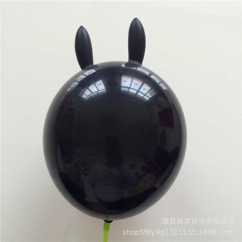 超萌大头兔子气球儿童玩具兔头兔脸异形兔首气球卡通猫脸兔首气球-阿里巴巴