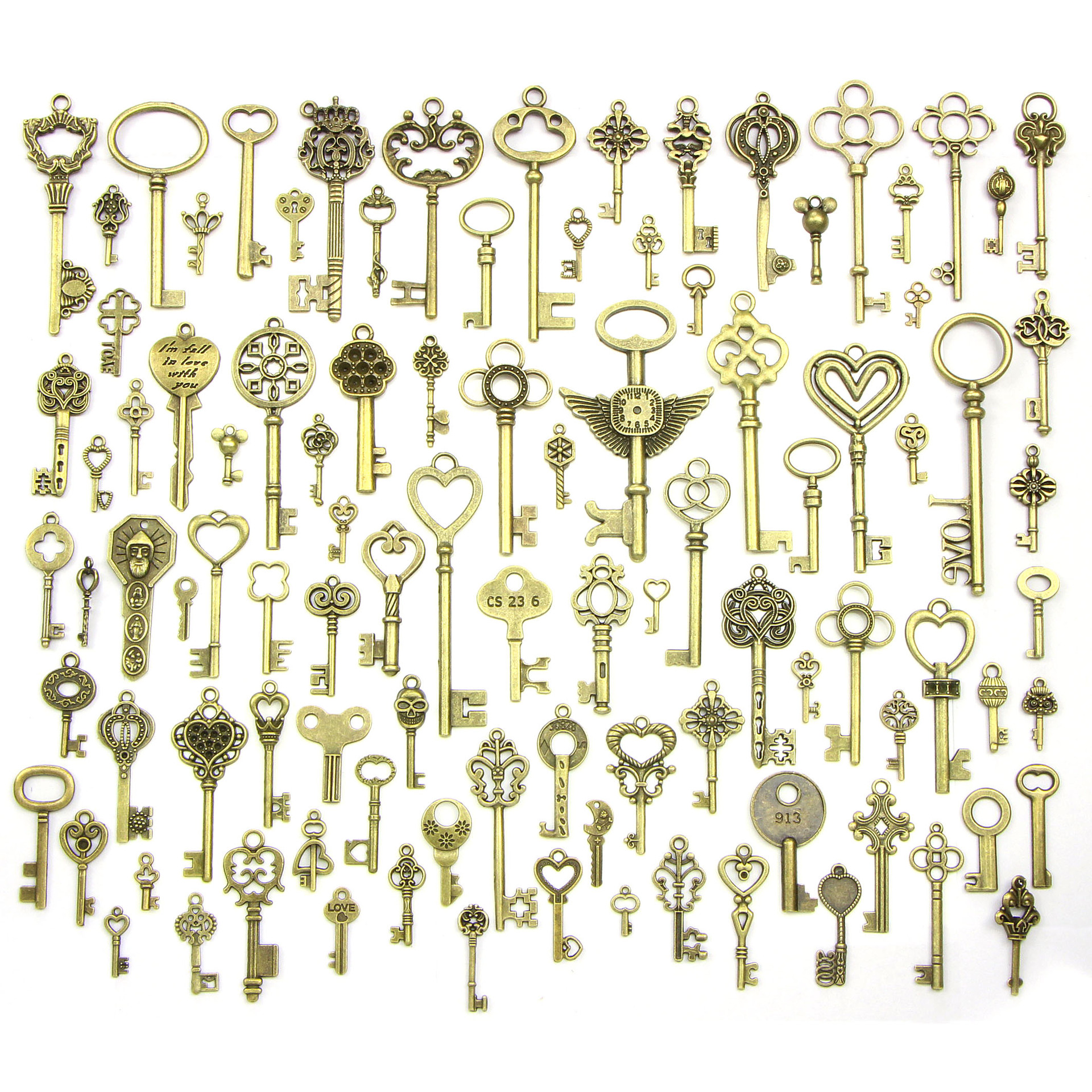 Manufacturer DIY metal accessories retro 100 key clothing notebook ...