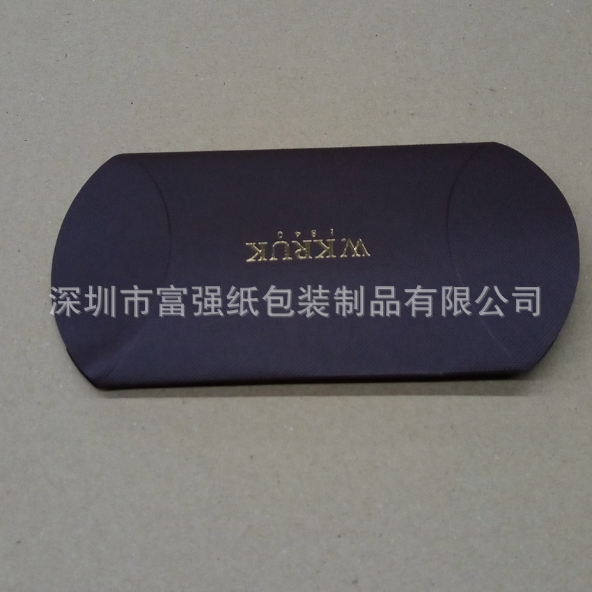 定制枕头盒丝袜包装折叠枕形盒卡纸烫银LOGO丝巾围巾包装盒礼盒-阿里巴巴
