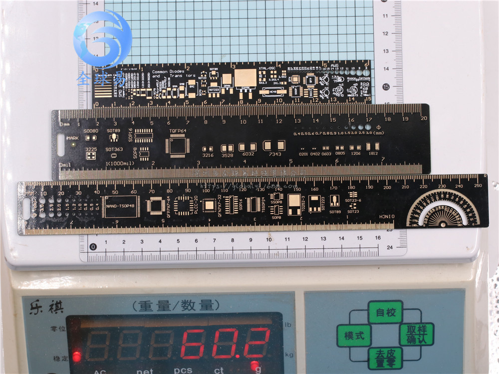 PCB Ruler PCB工程用尺 PCB封装单位 工程尺15CM 20CM 25CM 30CM-阿里巴巴