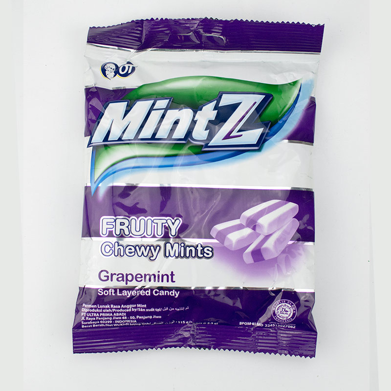 印尼MINZT明茨薄荷糖115g 多口味水果薄荷软糖办公室儿童零食-阿里巴巴