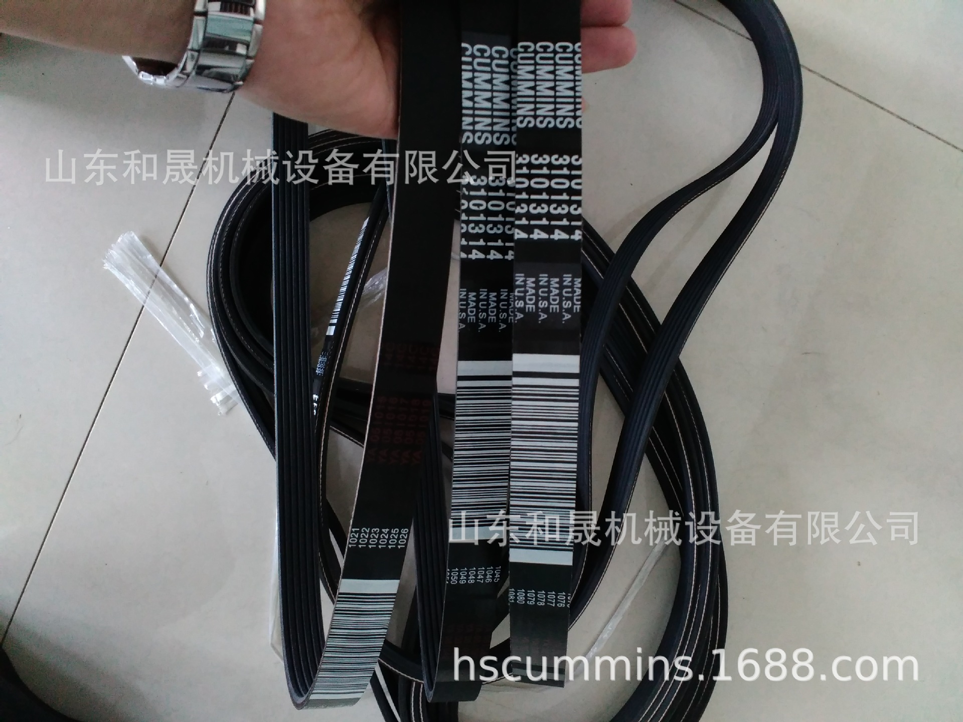 CLG970E挖掘机配件 美国康明斯QSX15皮带3100141-阿里巴巴