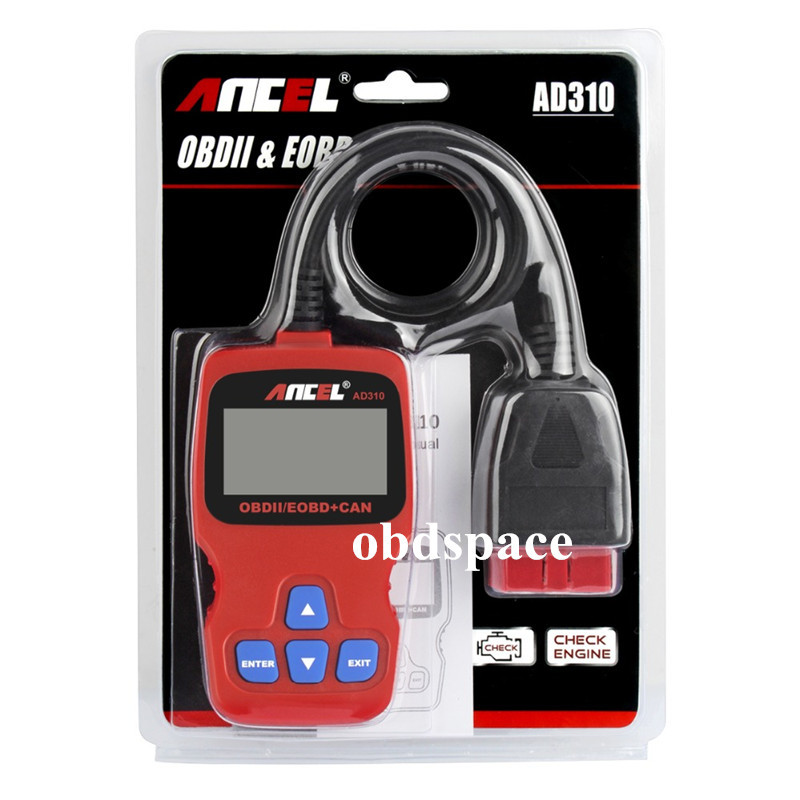 ANCEL AD310 OBDII Universal Auto Scannner Code Reader红色-阿里巴巴