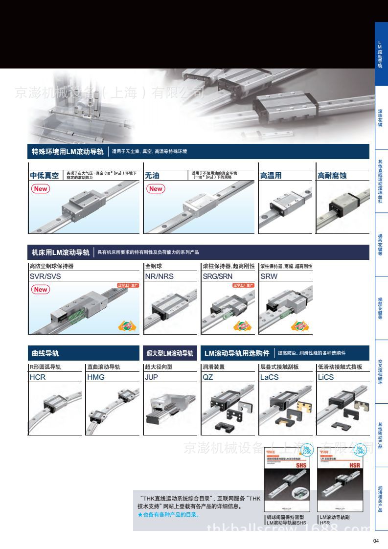 THK直线导轨 HSR45A1SS HSR45LA1SS HSR45A1UU HSR45LA1UU-阿里巴巴