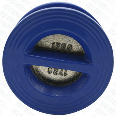 对夹式蝶形止回阀DH77X-16铸铁逆止阀防回流单向阀双瓣止回阀DN80-阿里巴巴