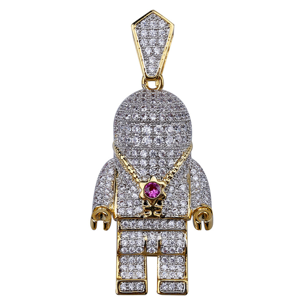 Wholesale Iced Out Pendant Luxury Designer Necklace Hip Hop Jewelry ...