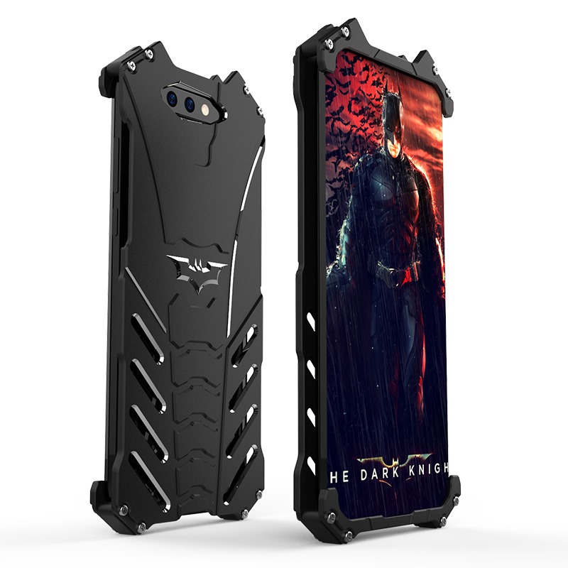 R-Just Batman Shockproof Aluminum Shell Metal Case with Custom Bataran ...