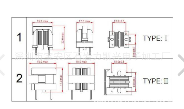 UF10.5共模电感 UU10.5滤波器 滤波电感 10mh-20-30-40mh-阿里巴巴