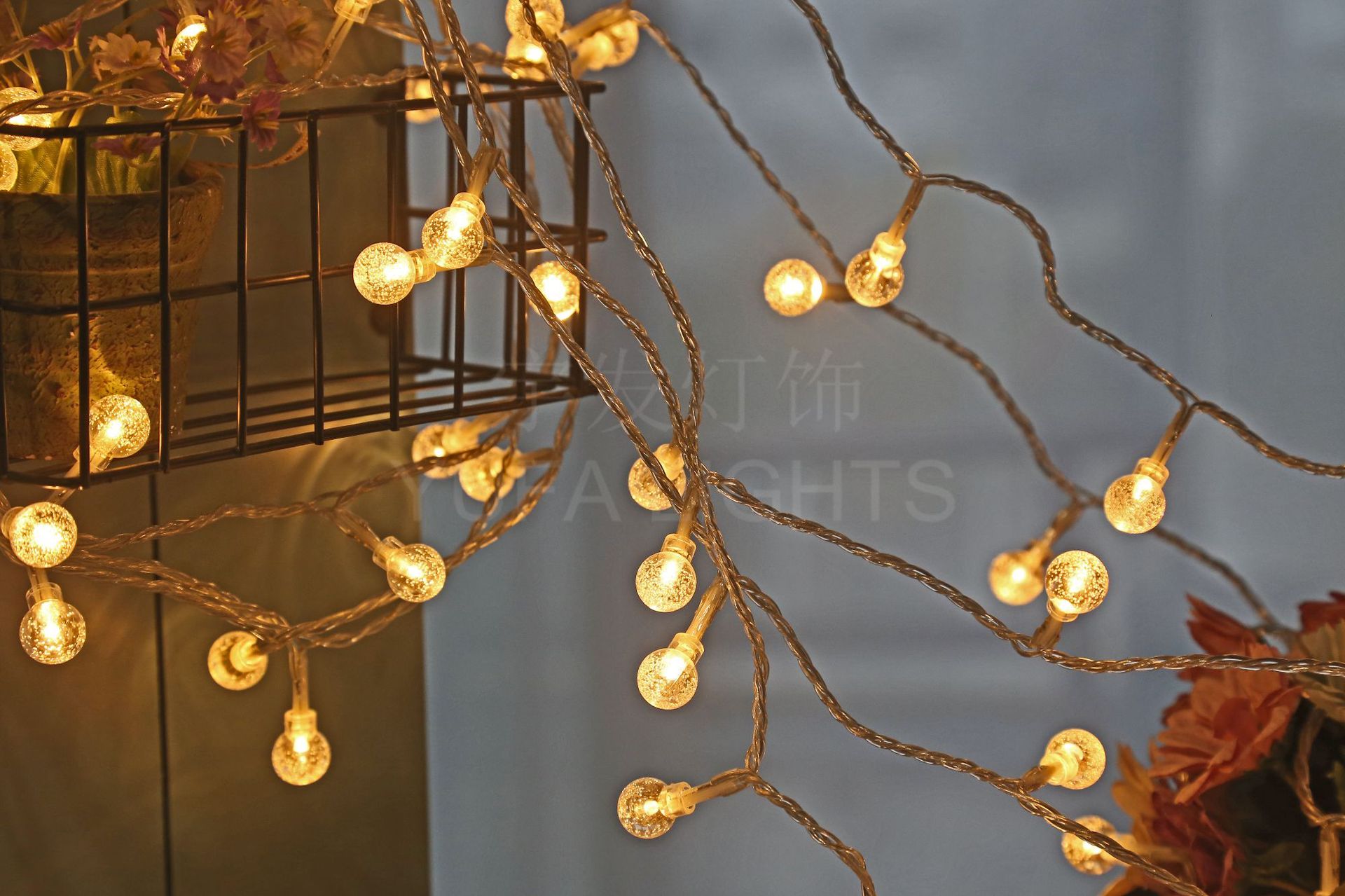 GS低压灯串 UL低压灯串 31V 室外 100灯 15MM气泡球灯串 LED灯串-阿里巴巴