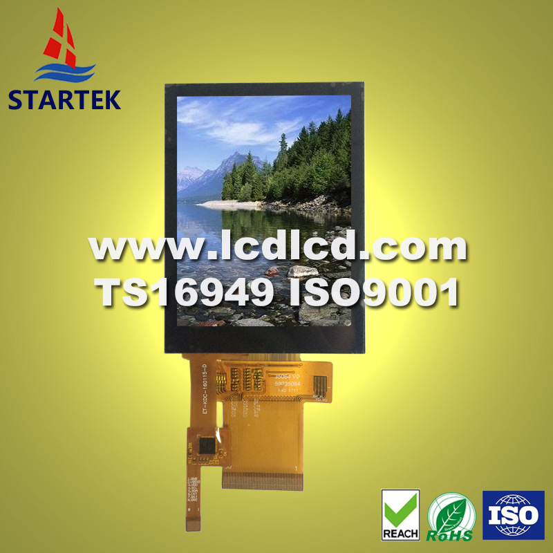 3.5寸240*320,IPS 液晶显示模块 宽温LCD 电容触摸液晶显示屏-阿里巴巴