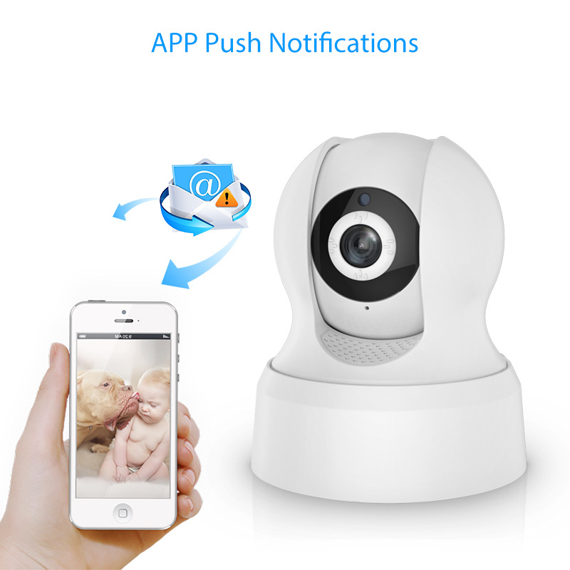 WiFi Indoor PT IP Camera无线智能室内云台摄像头100W高清摇头机-阿里巴巴