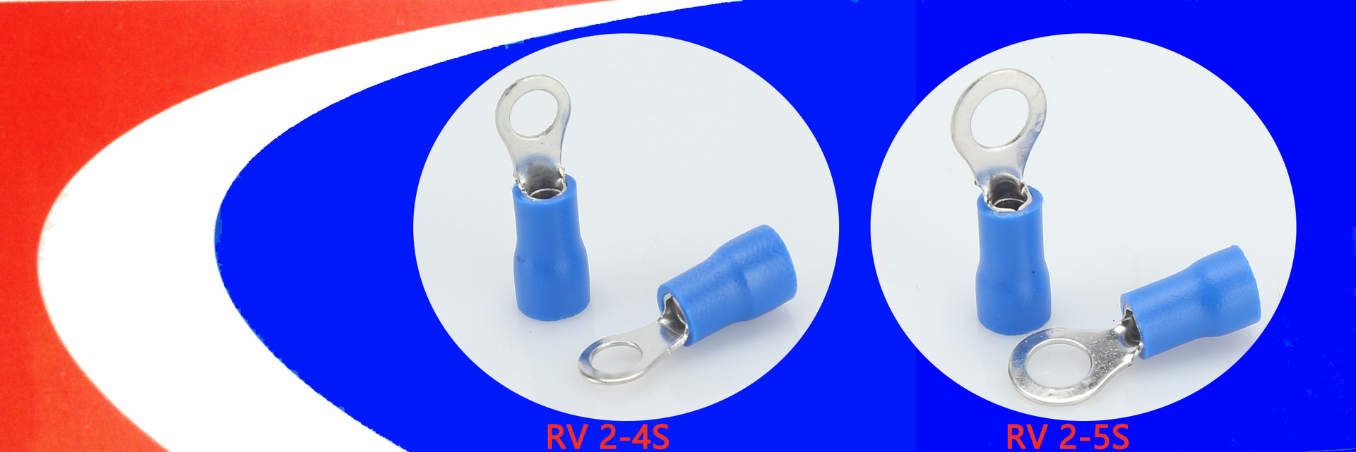 RV3.5-6 冷压接线端子 圆形 O型 OT型 端头 预绝缘 铜鼻子500只-阿里巴巴