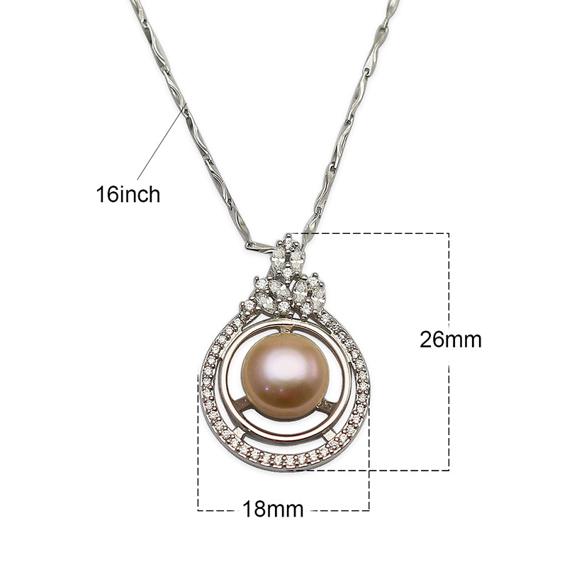 YB雅缤外贸出口欧美时尚母亲节520礼物S925银淡水珍珠吊坠-阿里巴巴