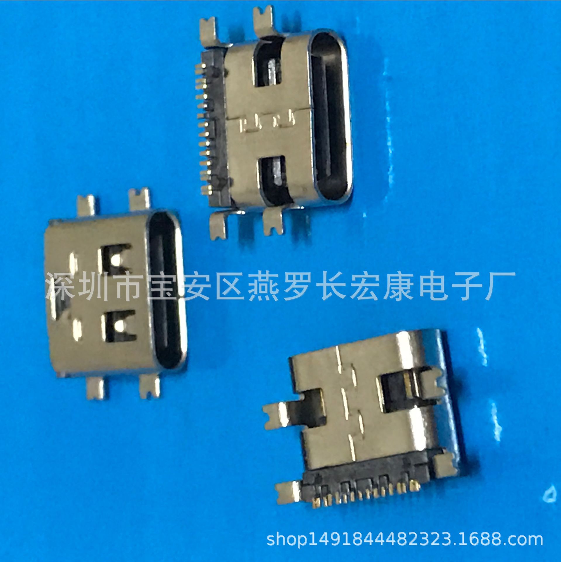 USB 3.1 TYPE-C直立式插板母座 14P-立式180°直插 正反插座typec-阿里巴巴