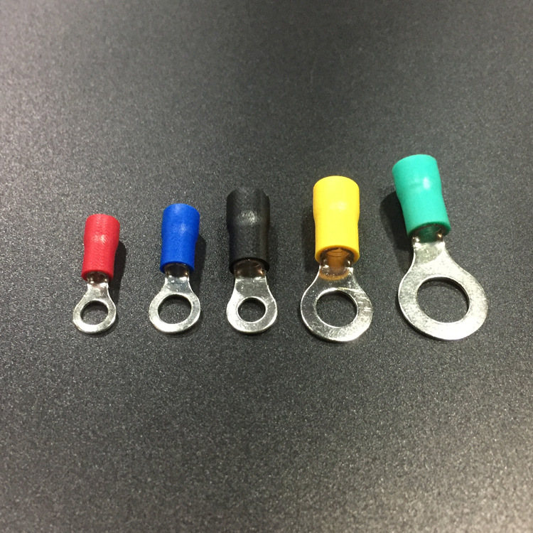 接线端子RV3.5-8 O型端子 环形 预绝缘端子头OT4-8-阿里巴巴