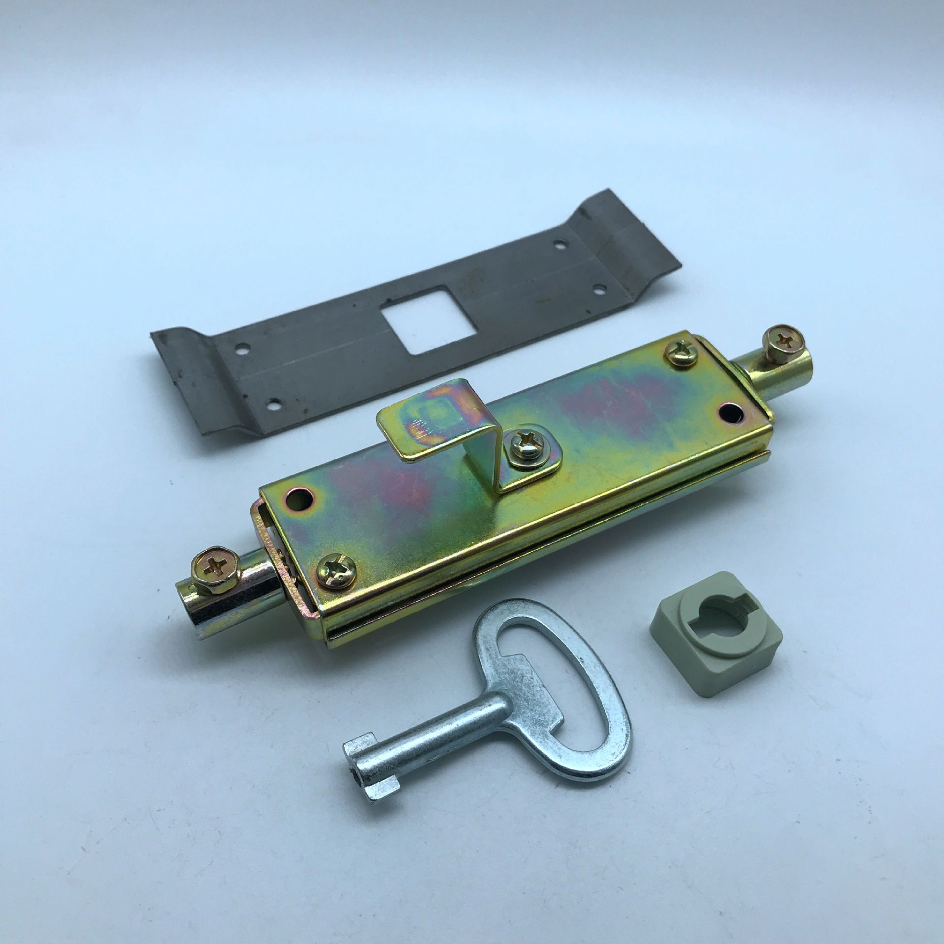 MS801-1锁带支架不含连杆，电柜门锁，配电箱门锁，机箱机柜锁-阿里巴巴