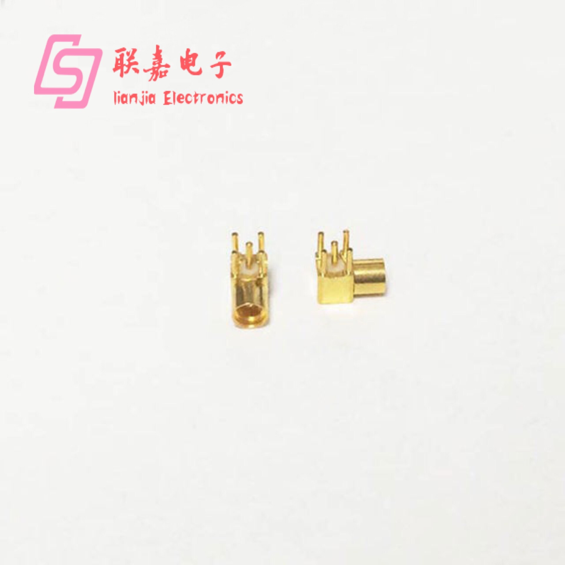 RF射频同轴连接器 MMCX-KWE四脚直插弯母座50欧姆 优质天线座-阿里巴巴