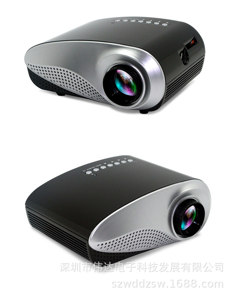 迷你微型投影仪_厂家802家用迷你微型投影仪便携投影仪 hdmi tv接口 - 阿里巴巴