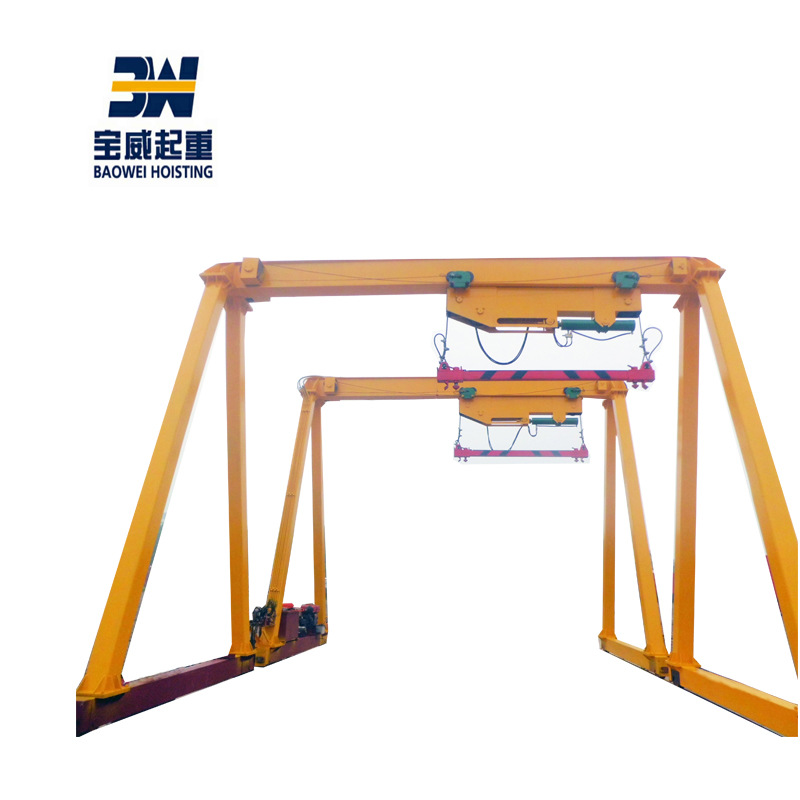 集装箱龙门吊 轮胎行走式门式起重机 多规格 宝威起重 价格咨询-阿里巴巴