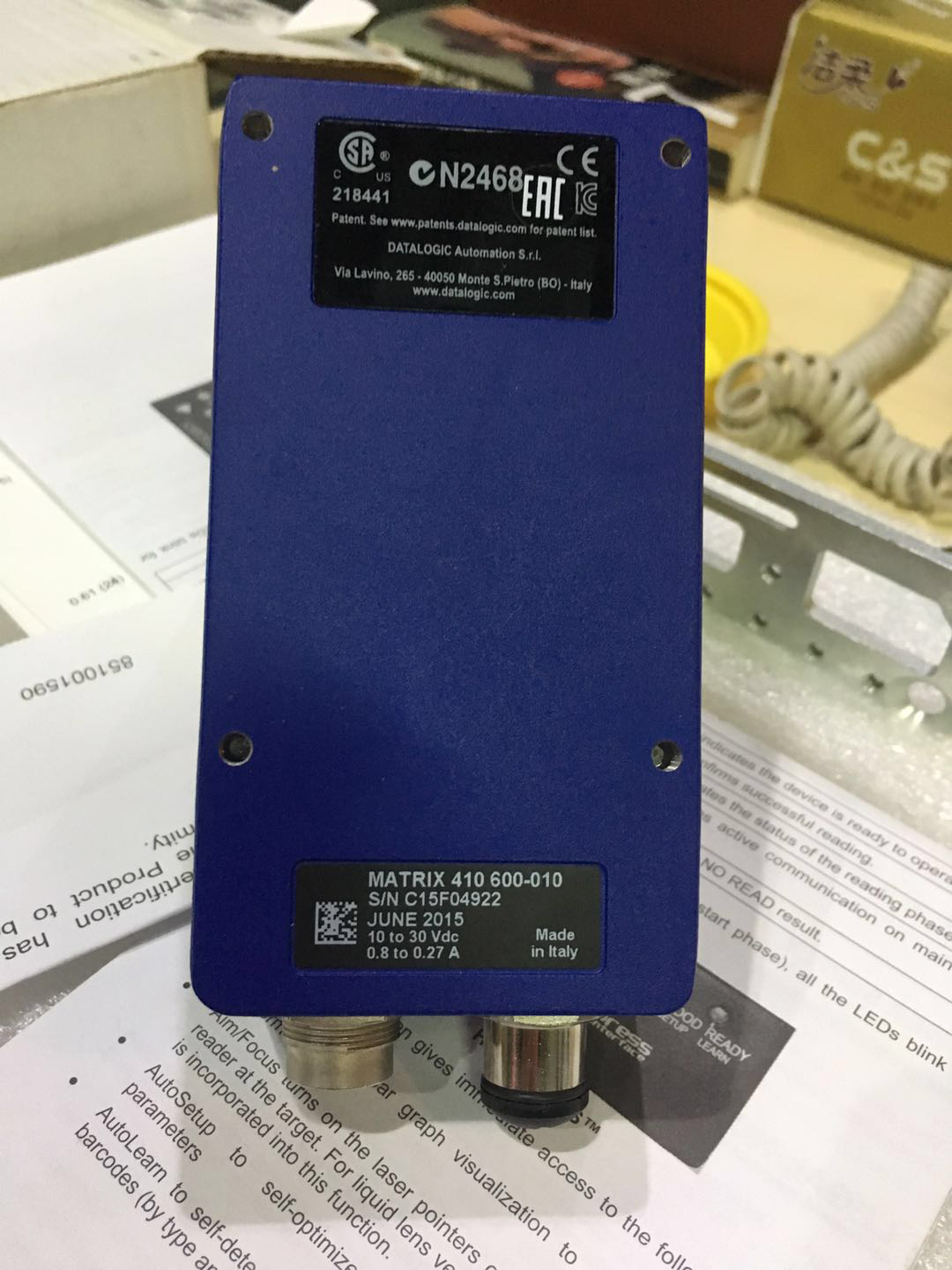 得利捷Datalogic MATRIX 410N-700-010二维图像 410固定扫描器-阿里巴巴