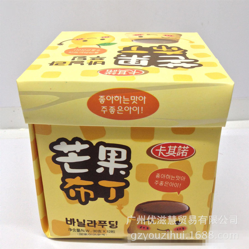 批发香港 卡其诺 芒果果冻布丁360g 24盒一箱-阿里巴巴