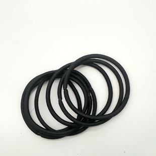 皮筋蝴蝶结时尚黑色发带无缝焊接 久拉不断3.0mm粗细皮筋-阿里巴巴