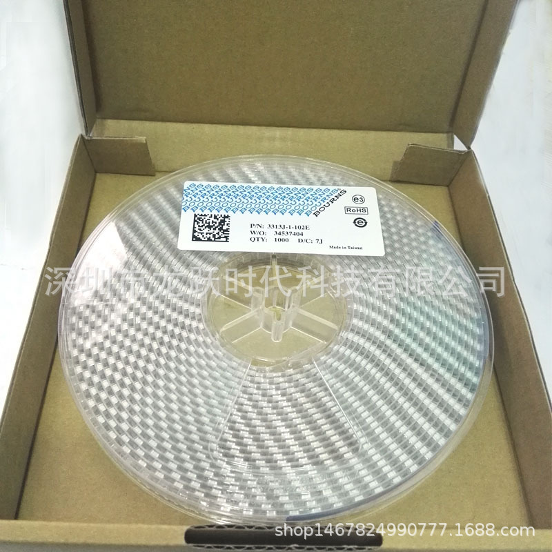 3313j 贴片电位器 精密微调BOURNS电阻电位器 3313J-1-101LF-阿里巴巴