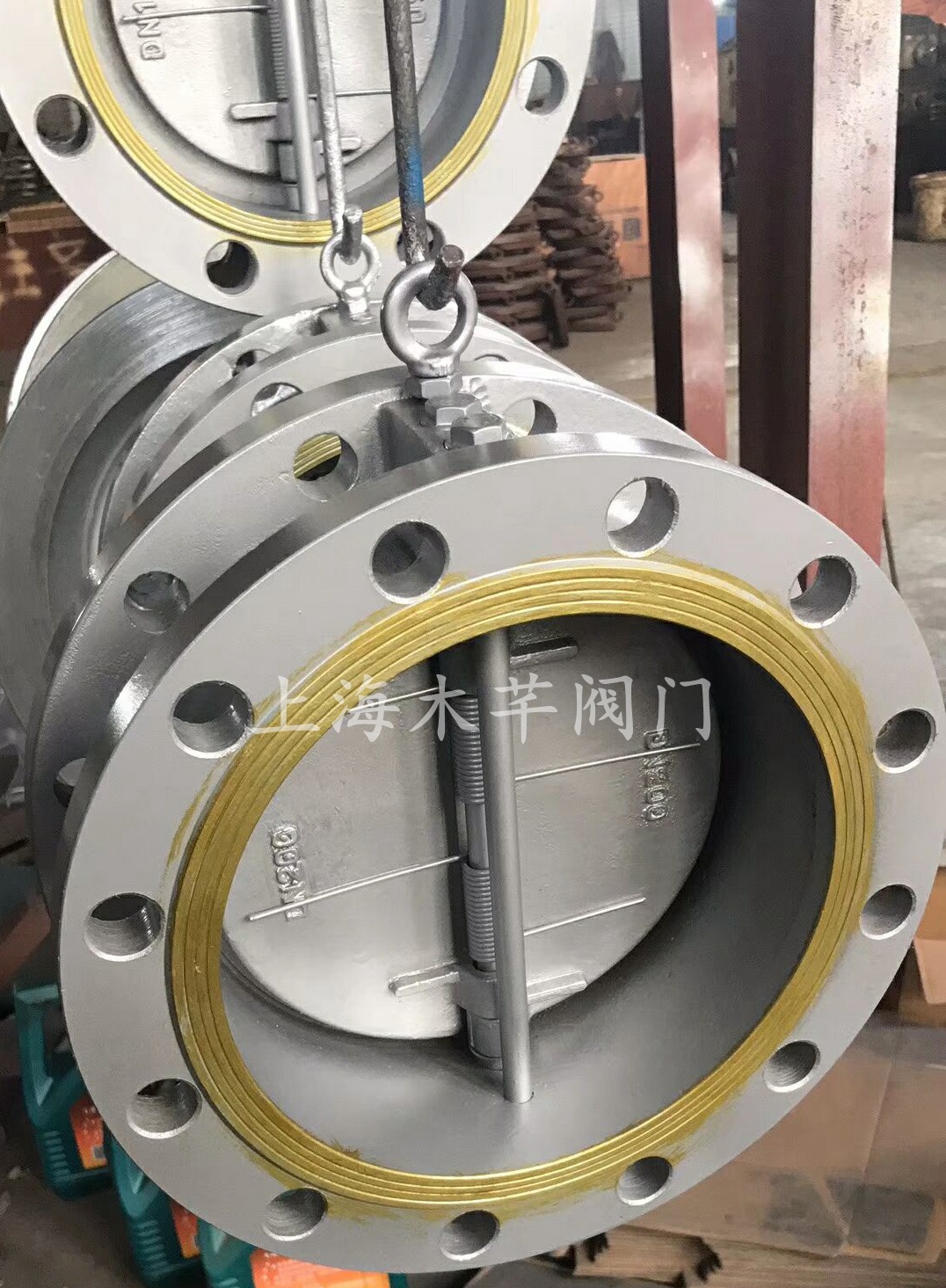 H46H-16C铸钢法兰双瓣对夹止回阀蝶型对夹止回阀-阿里巴巴