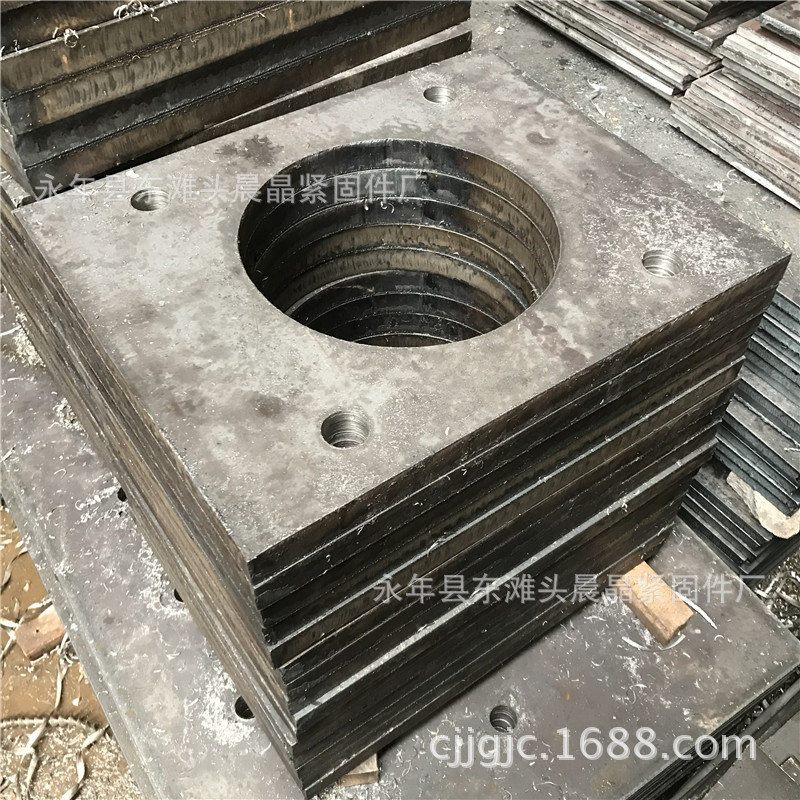 厂家定制10米/12米/15米路灯杆基础预埋件道路标识牌地脚螺栓法兰-阿里巴巴