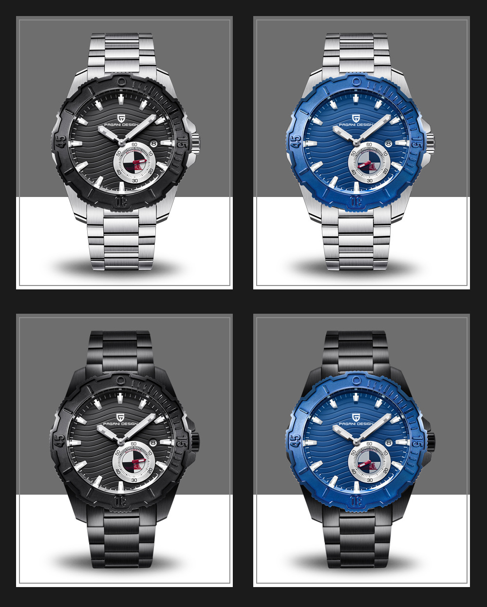 机械表爆款批发运动腕表高档潮男表时尚防水男士手表钢带一件代发-阿里巴巴