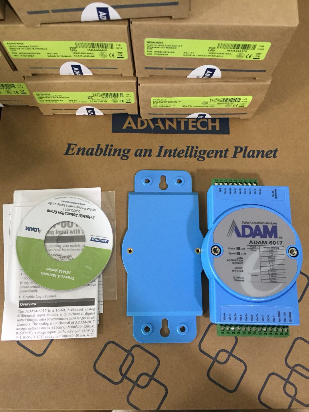 研华8路带DO的模拟量输入模块ADAM-6017-D 10/100 Mbps通信速率-阿里巴巴