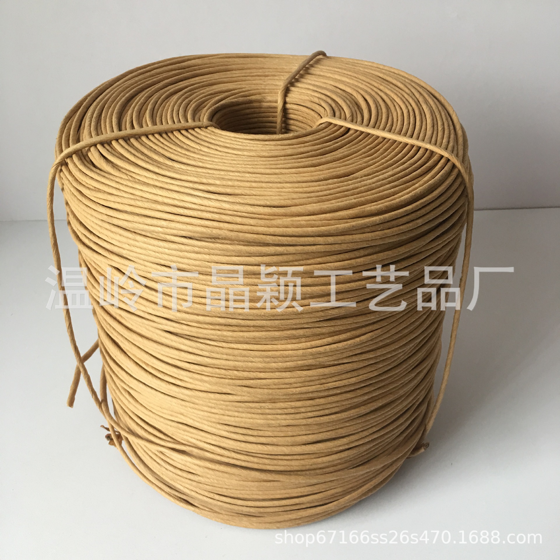 纸绳厂家 单股包心纸绳 4MM原色/颜色 粗圆纸绳 厂家货源-阿里巴巴