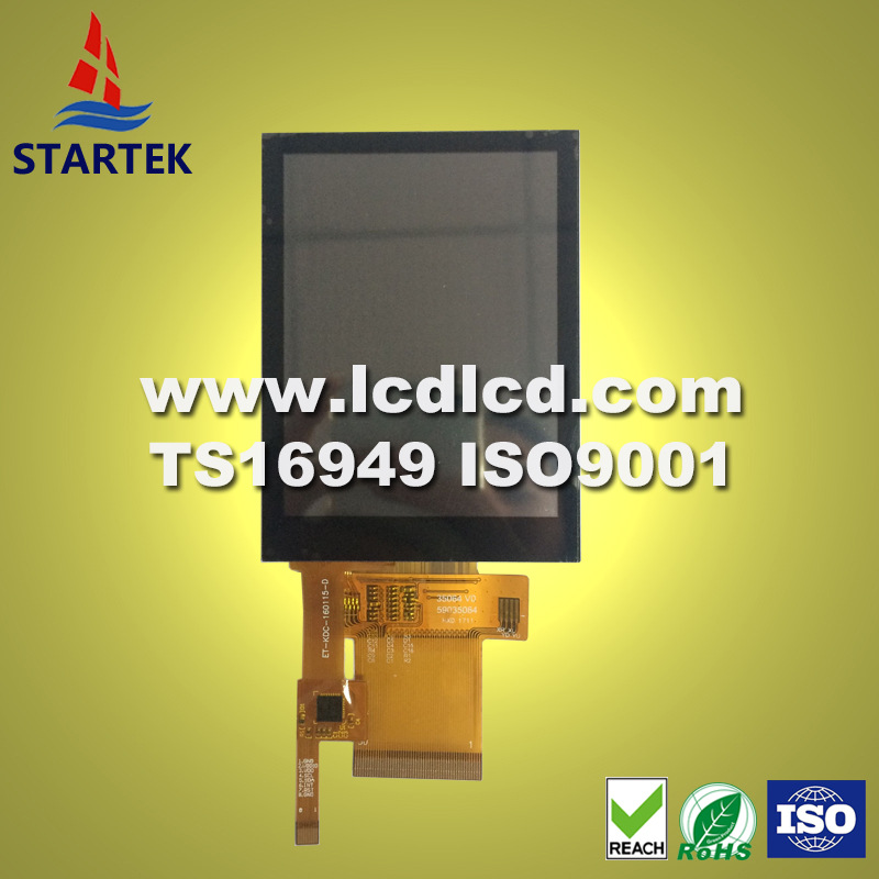 3.5寸240*320,IPS 液晶显示模块 宽温LCD 电容触摸液晶显示屏-阿里巴巴
