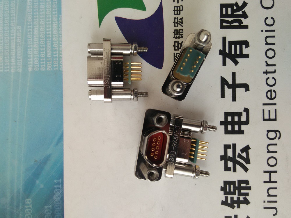 西安J30J系列压接型微矩形连接器基本型插座J30J-37ZKP-阿里巴巴