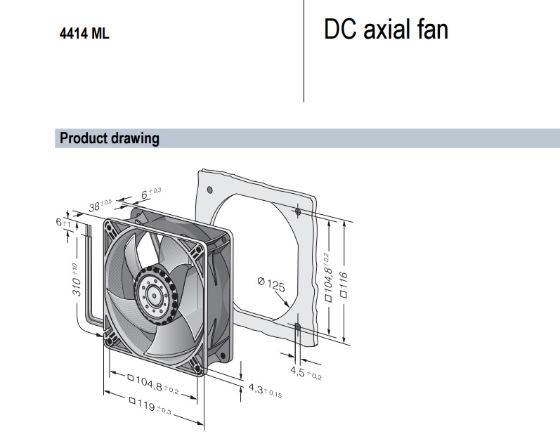 直流风扇 ebm-papst 4414ML 3906M 8314HL 614NHHR-137-阿里巴巴