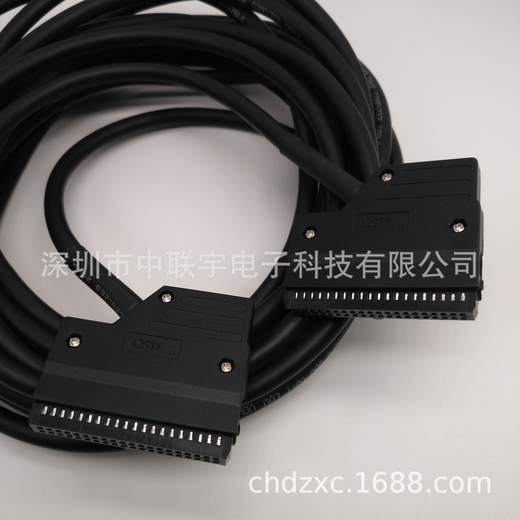 40P对牛角40P AMP1.0 FCN连接线PCL工控连接线伺服配线端子台全铜-阿里巴巴