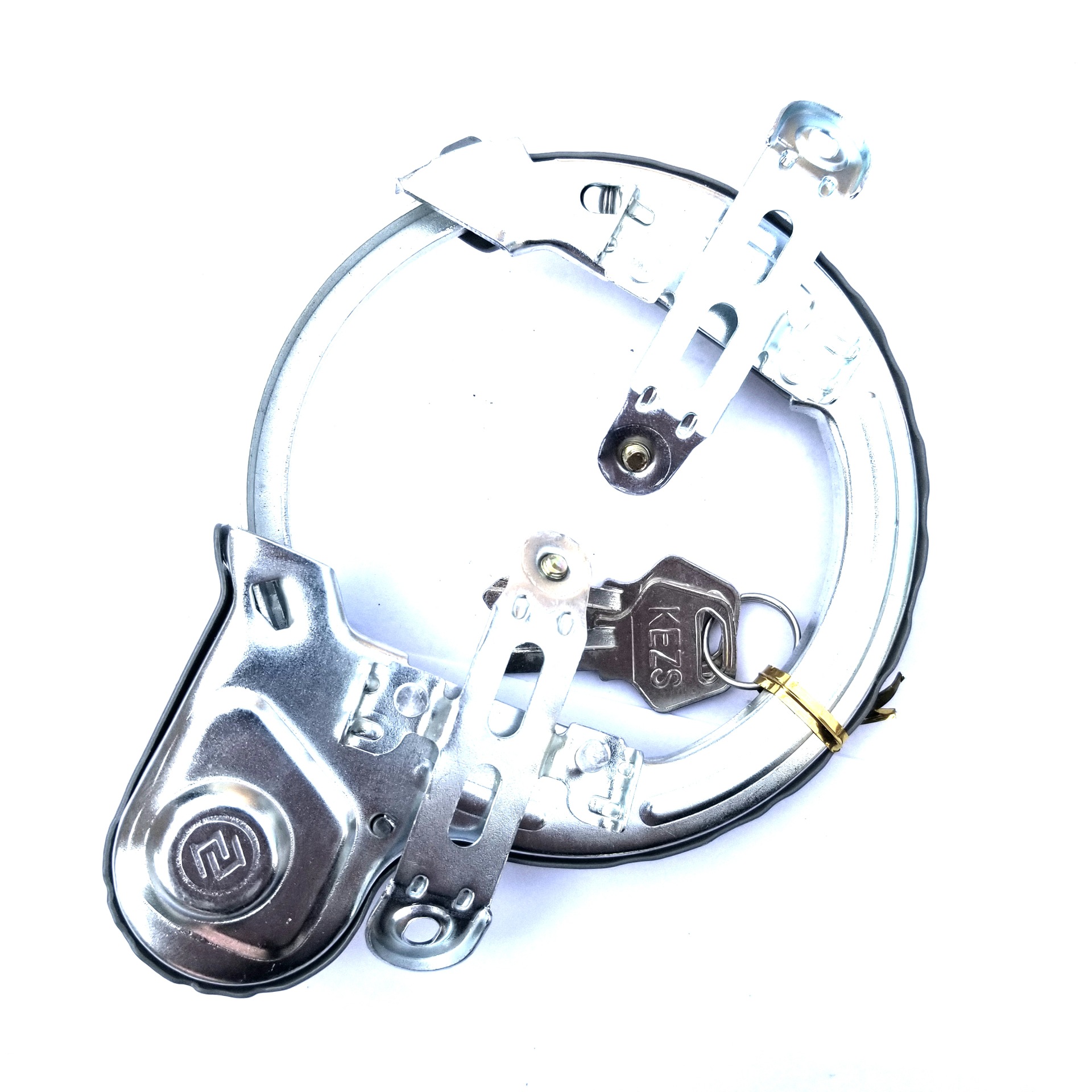 KEZEI马蹄锁自弹公路自行车全封闭钢管锁 单车圈形防盗锁骑行用品-阿里巴巴