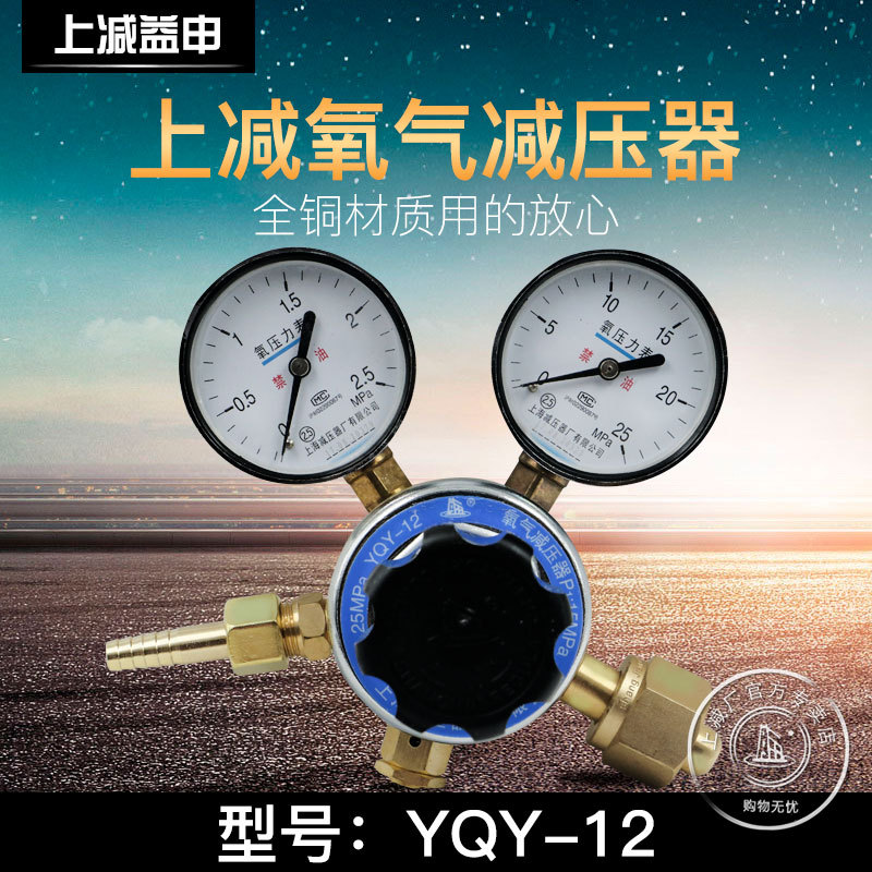 YQY-12氧气减压器减压阀压力表调压稳压器上海减压器厂-阿里巴巴
