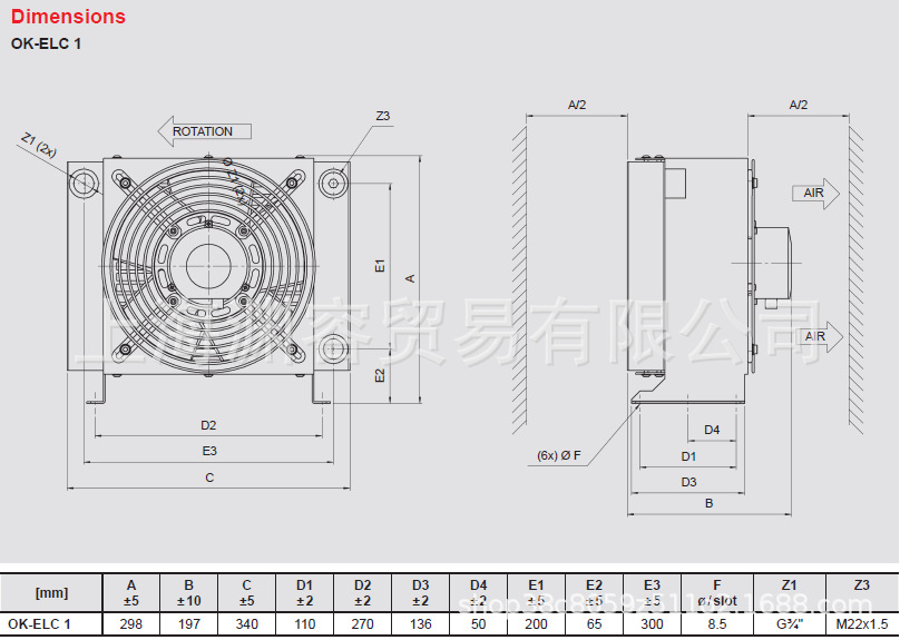 HYDAC贺德克风冷OKAF-EL8S/130/3.0/C/M/A/LPF280/B6油空气冷却器-阿里巴巴