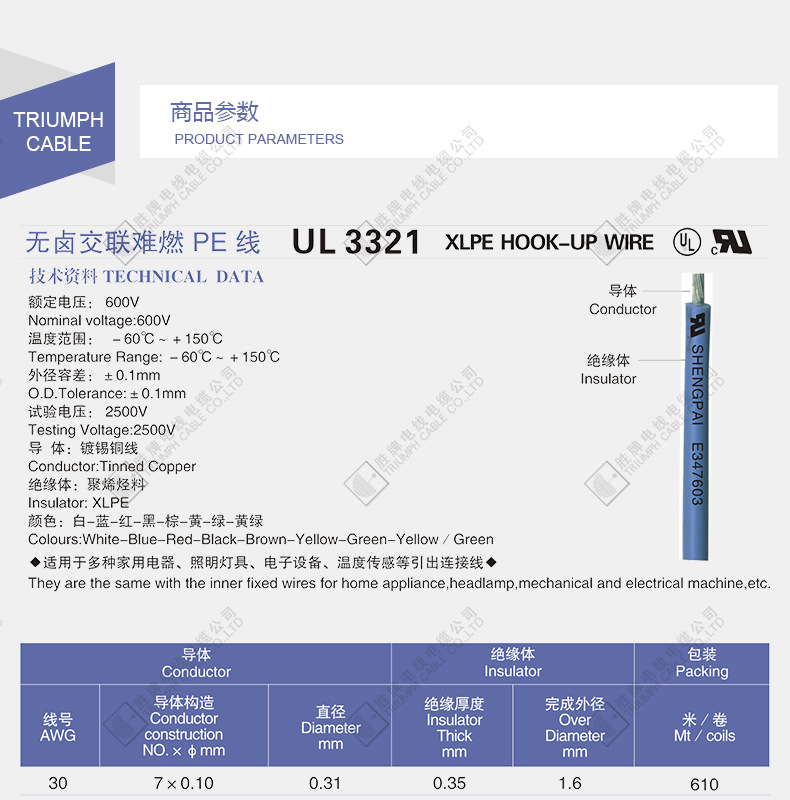 美标低烟无卤电子线ul3321#16awg镀锡铜电线交联辐照聚乙烯汽车线-阿里巴巴