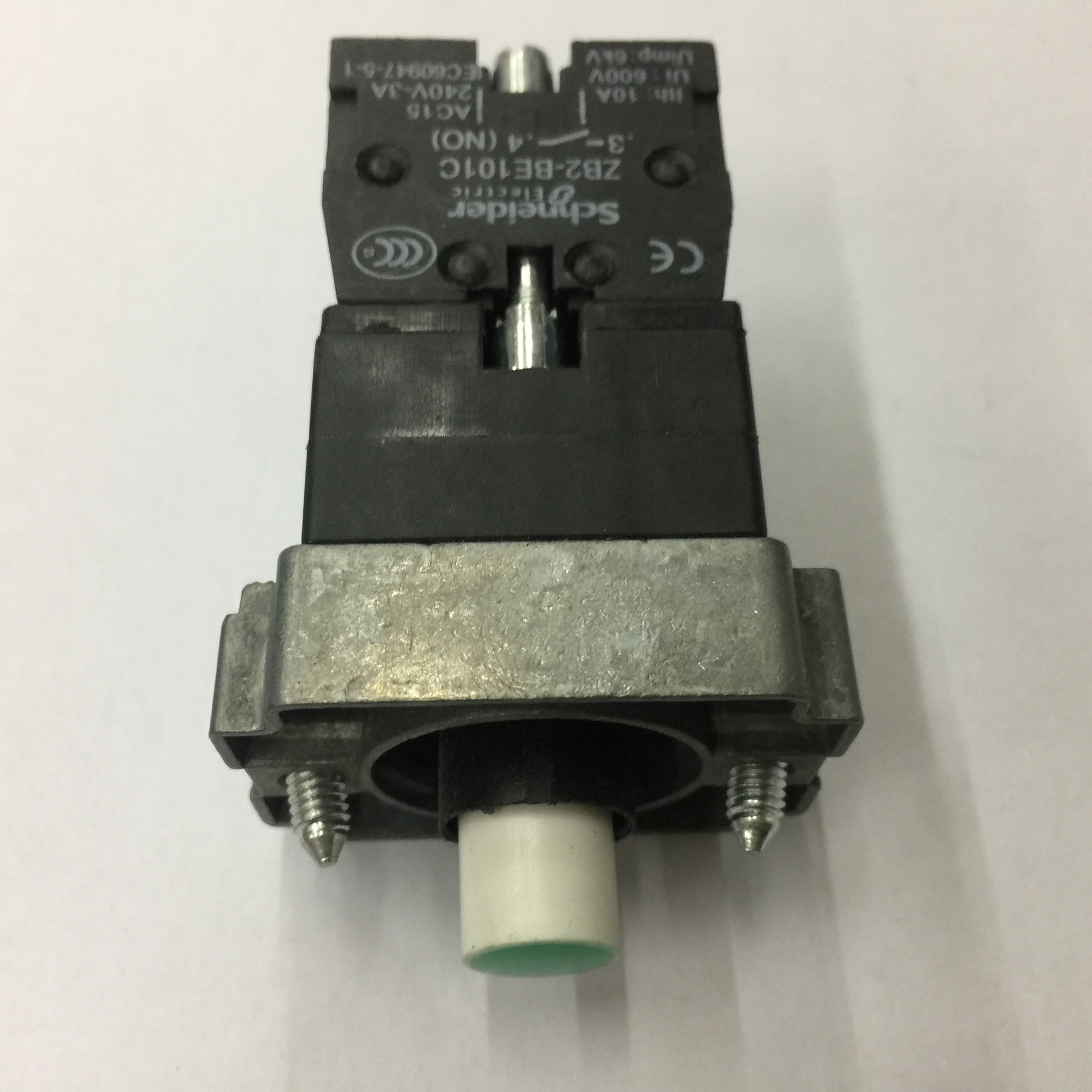 原装正品ZB2BWB31C 24V 1常开 Schneider绿色带灯按钮座-阿里巴巴