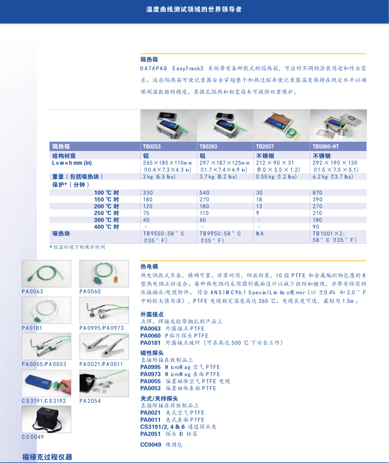 英国DATAPAQ EasyTrack3记录仪 记录器 炉温仪ET6063 ET3 6通道-阿里巴巴
