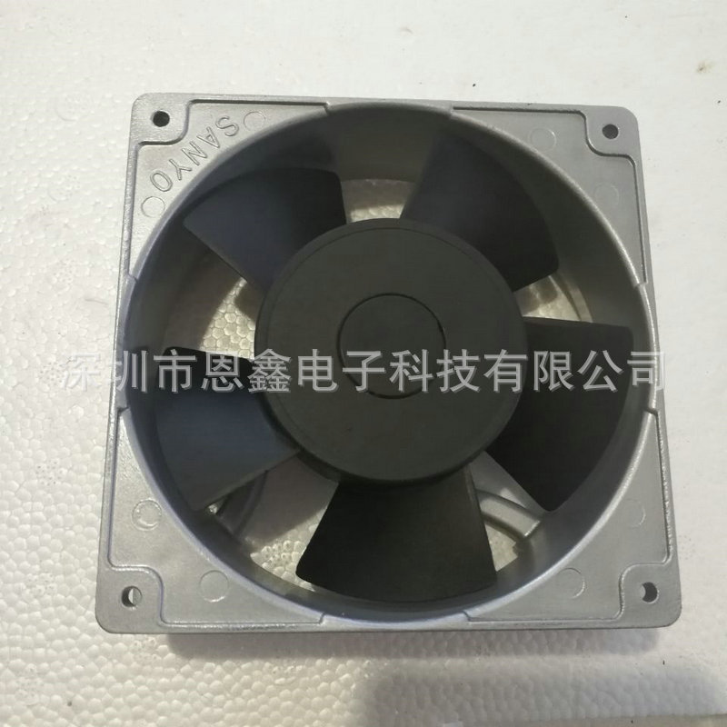 原装日本三洋SANYO 109S072UL散热风扇 铝框交流风扇-阿里巴巴