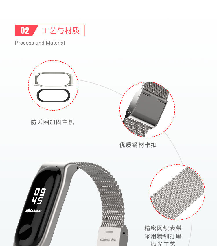 米3金属_小米4表带米3金属腕带不锈钢经典米兰mijobs - 阿里巴巴