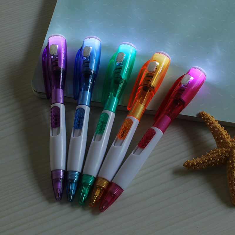 Multifunctional Night Reading Luminous Lighting Pen Small Flashlight ...
