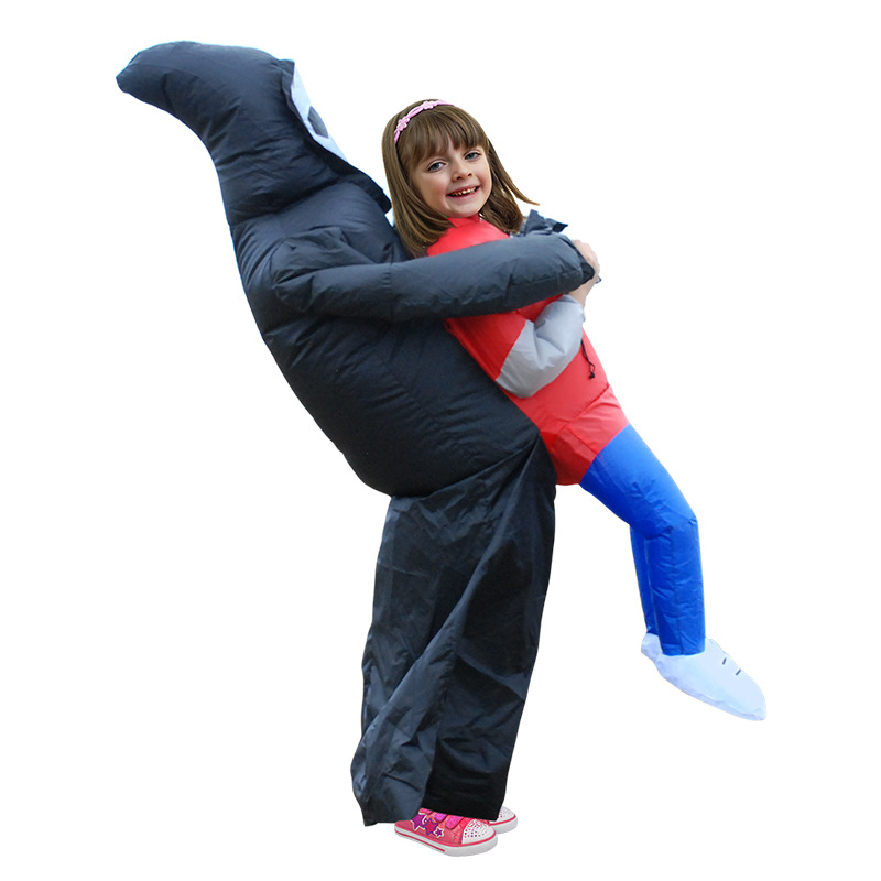 Centuryestar Skeleton Ghost Inflatable Costume Adult Funny Blow Up Suit ...