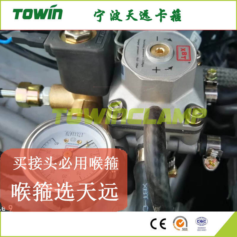 弹簧卡箍天远卡箍弹性环箍可过盐雾测试1000小时满足各项性能实验-阿里巴巴