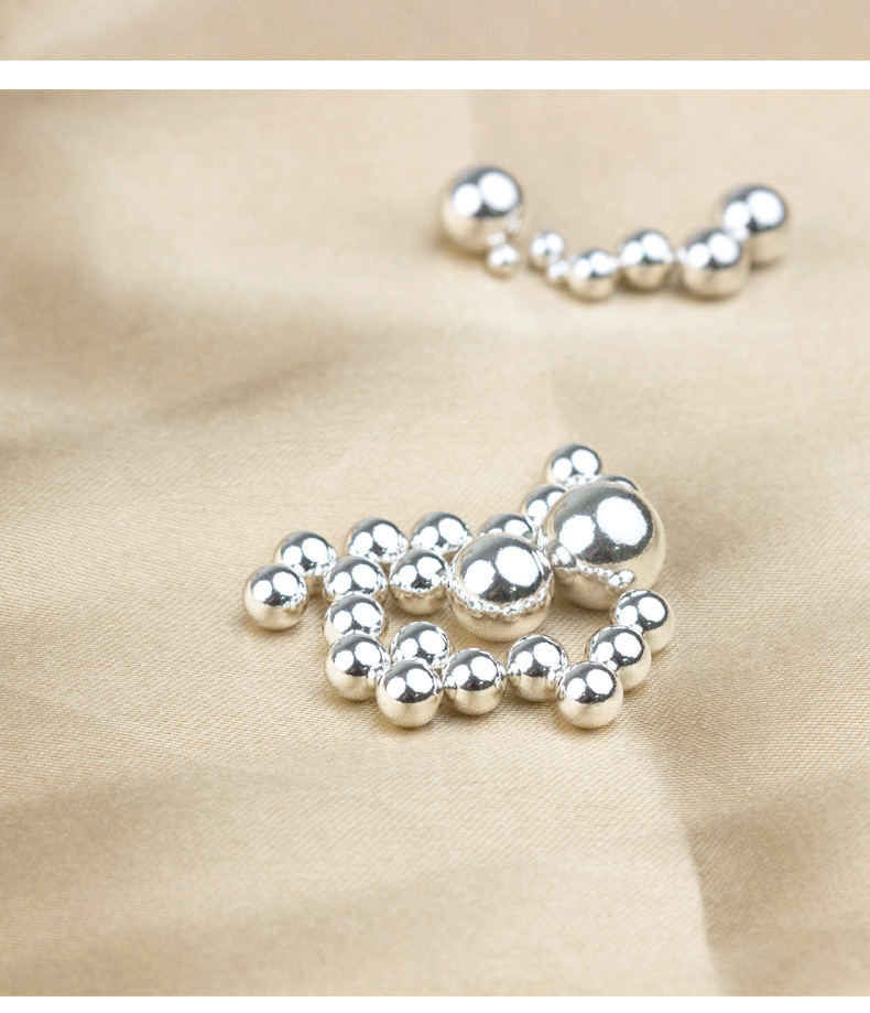 S925素银2.5-12mm无孔银光珠银珠散珠 手工DIY饰品配件批发S0348-阿里巴巴